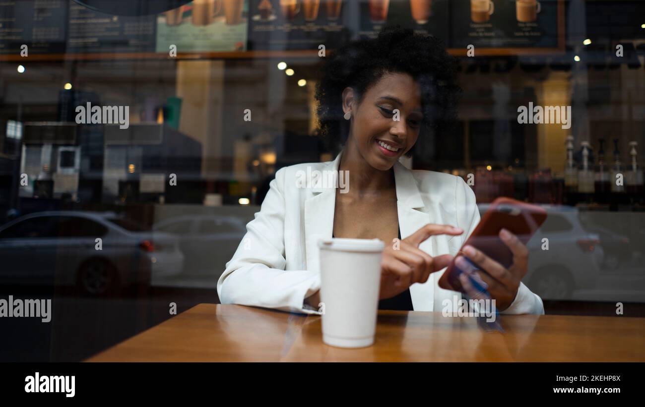 young black executive during a business afternoon Stock Photo - Alamy