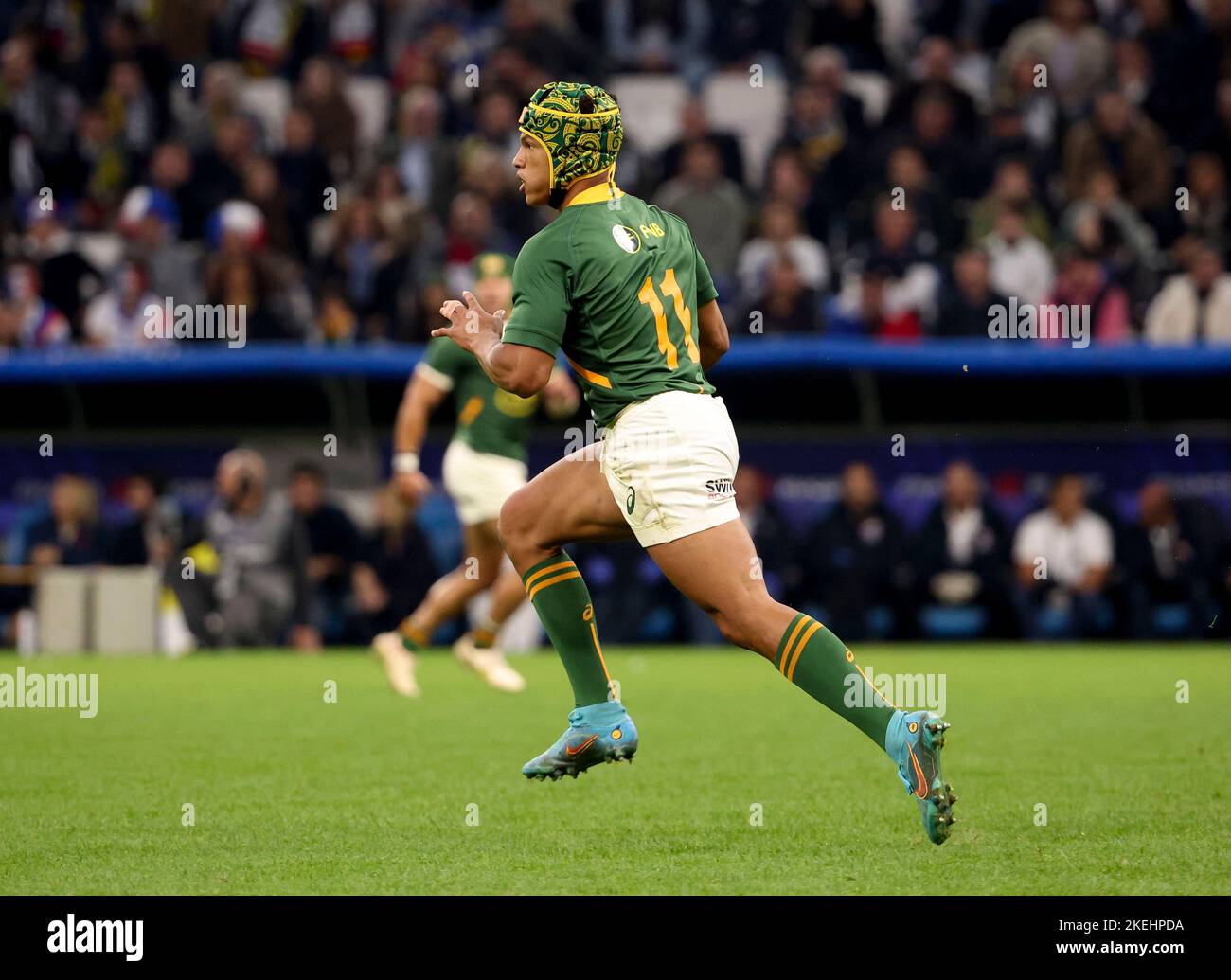 Kurt-Lee Arendse of South Africa during the 2022 Autumn Nations Series ...