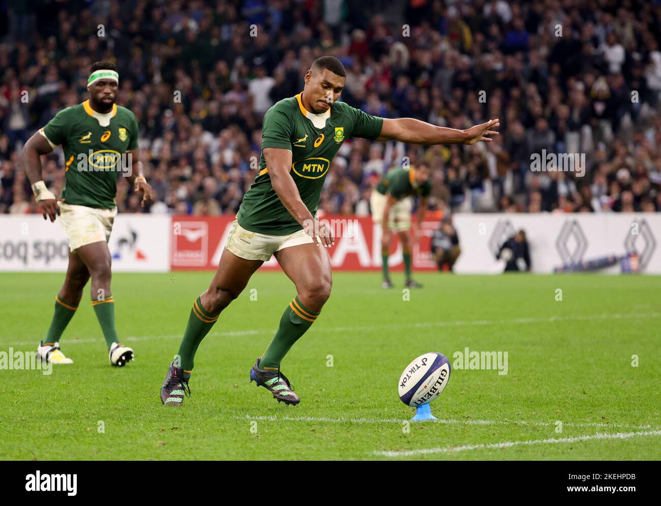 Damian Willemse of South Africa during the 2022 Autumn Nations Series ...