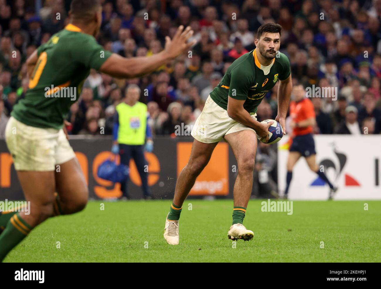 Damian De Allende of South Africa during the 2022 Autumn Nations Series ...