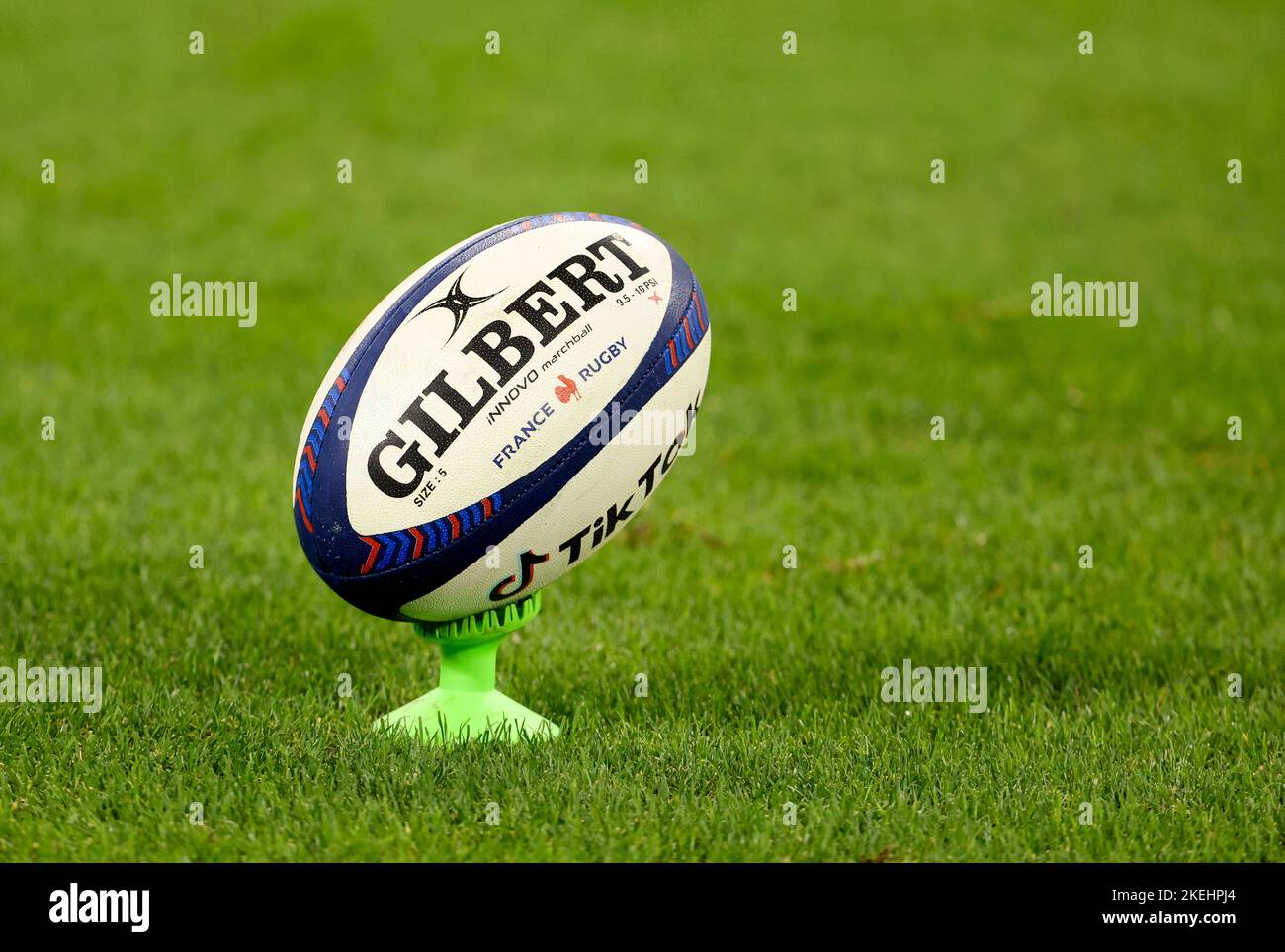 Gilbert official matchball during the 2022 Autumn Nations Series, rugby ...