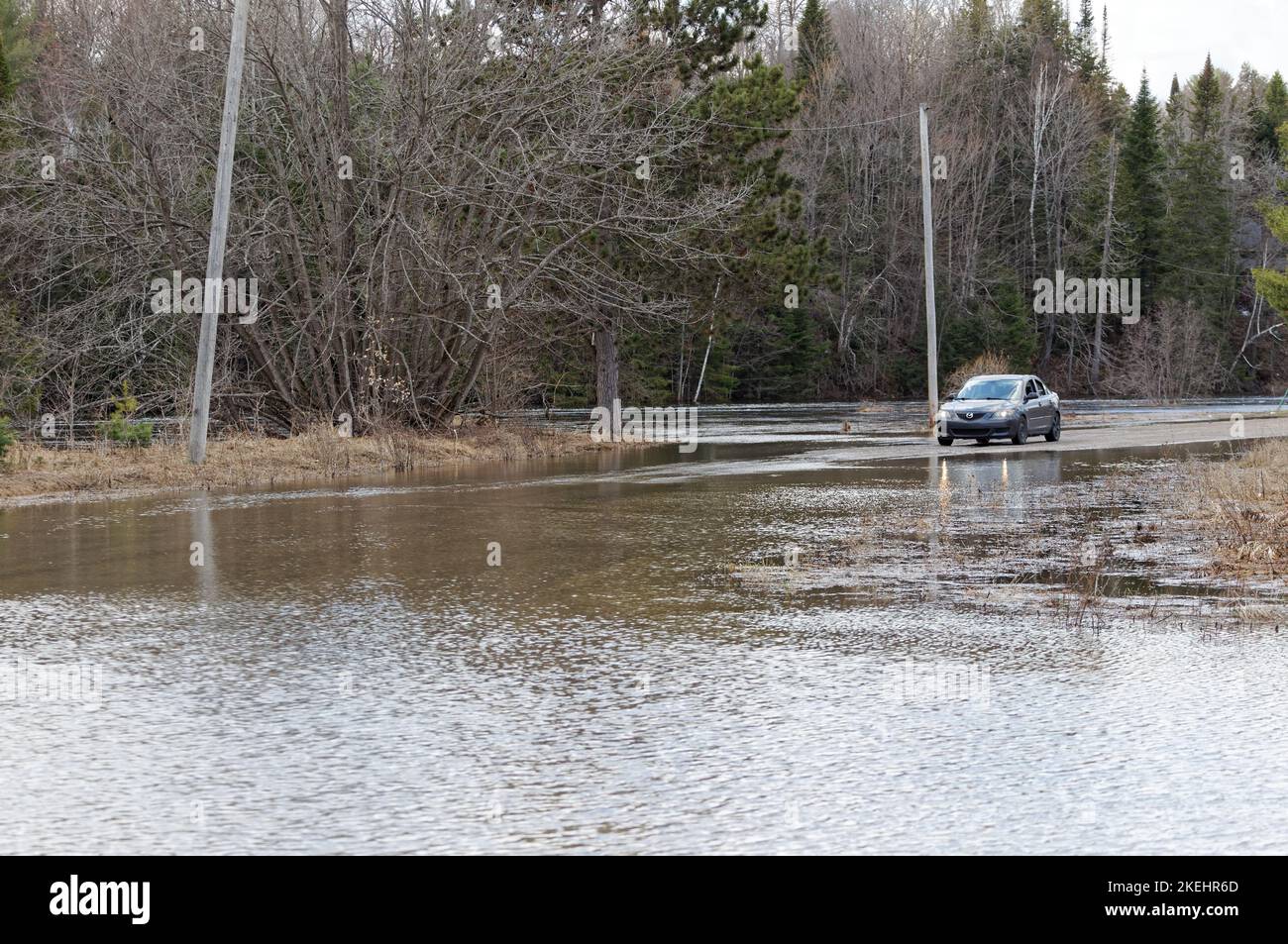 Flooded street canada hi-res stock photography and images - Alamy