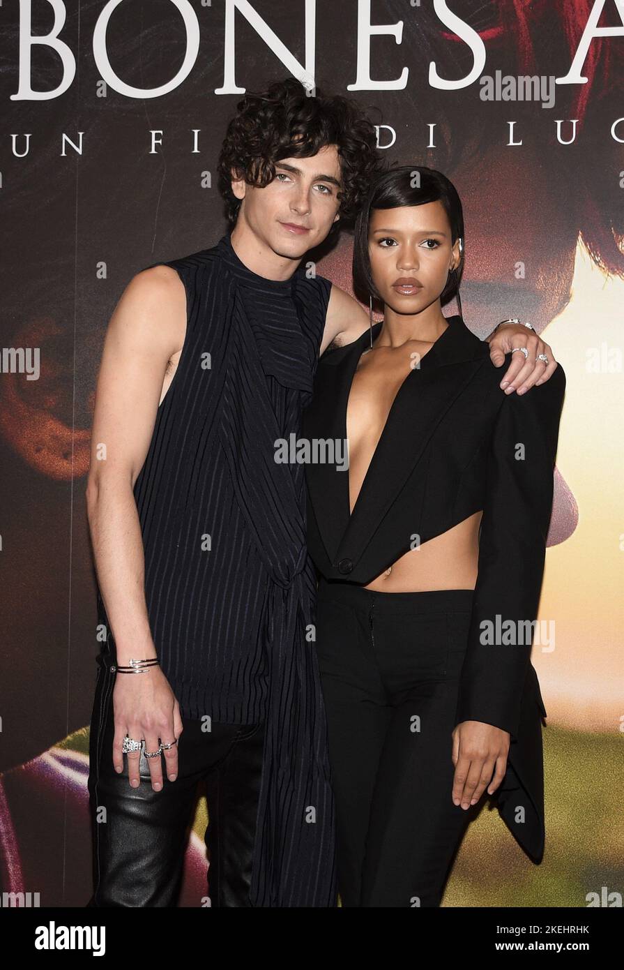 Milan, Italy. 13th Nov, 2022. Milano, Italy Bones and All film ...