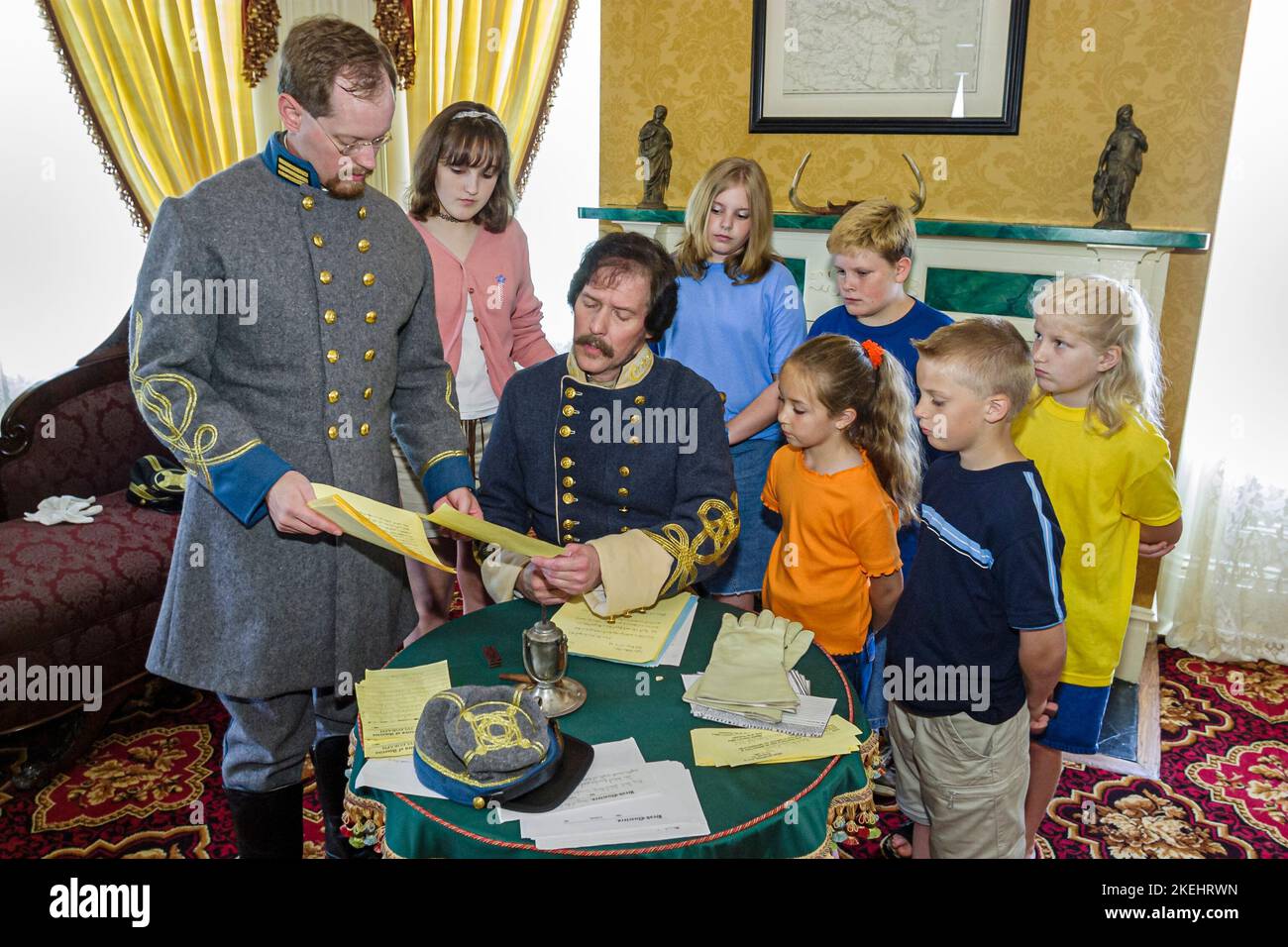 Lee hall mansion historic brick plantation house inside interior hi-res ...