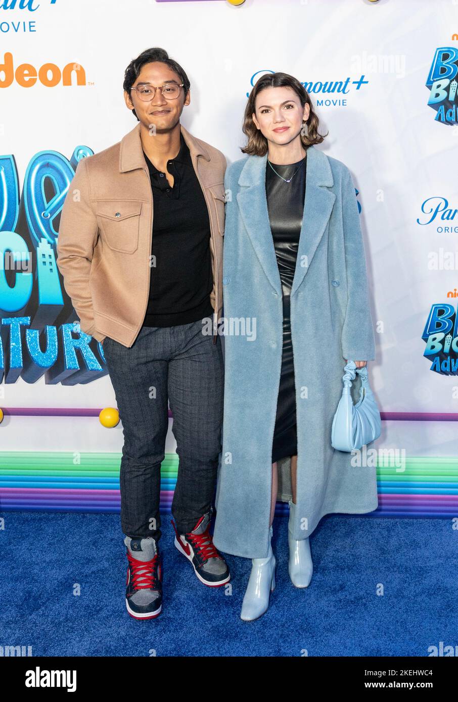 New York, USA. 12th Nov, 2022. Josh Dela Cruz and Amanda Dela Cruz ...