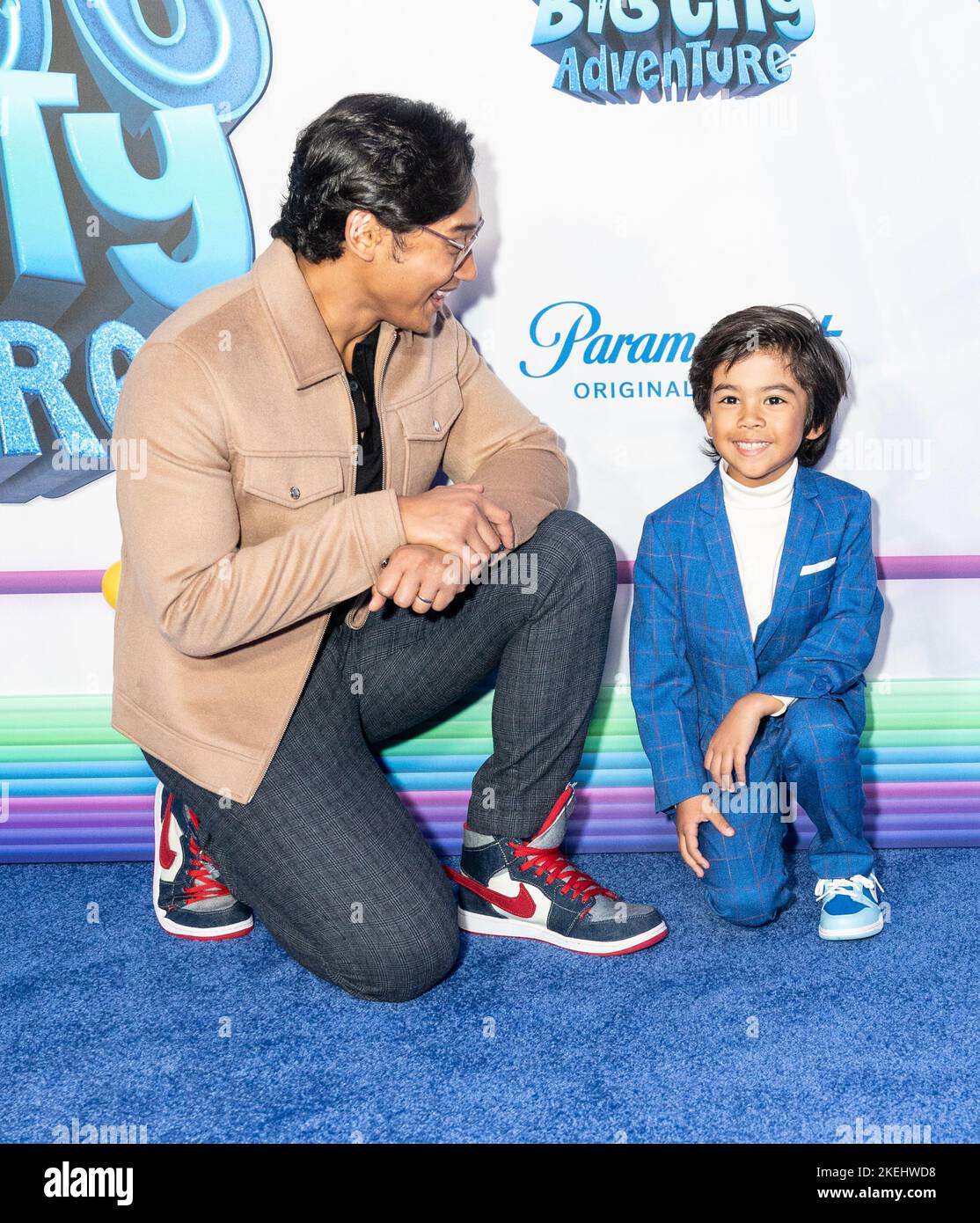 Josh Dela Cruz and Alesso Spinelli attend premiere of Blue's Big City ...