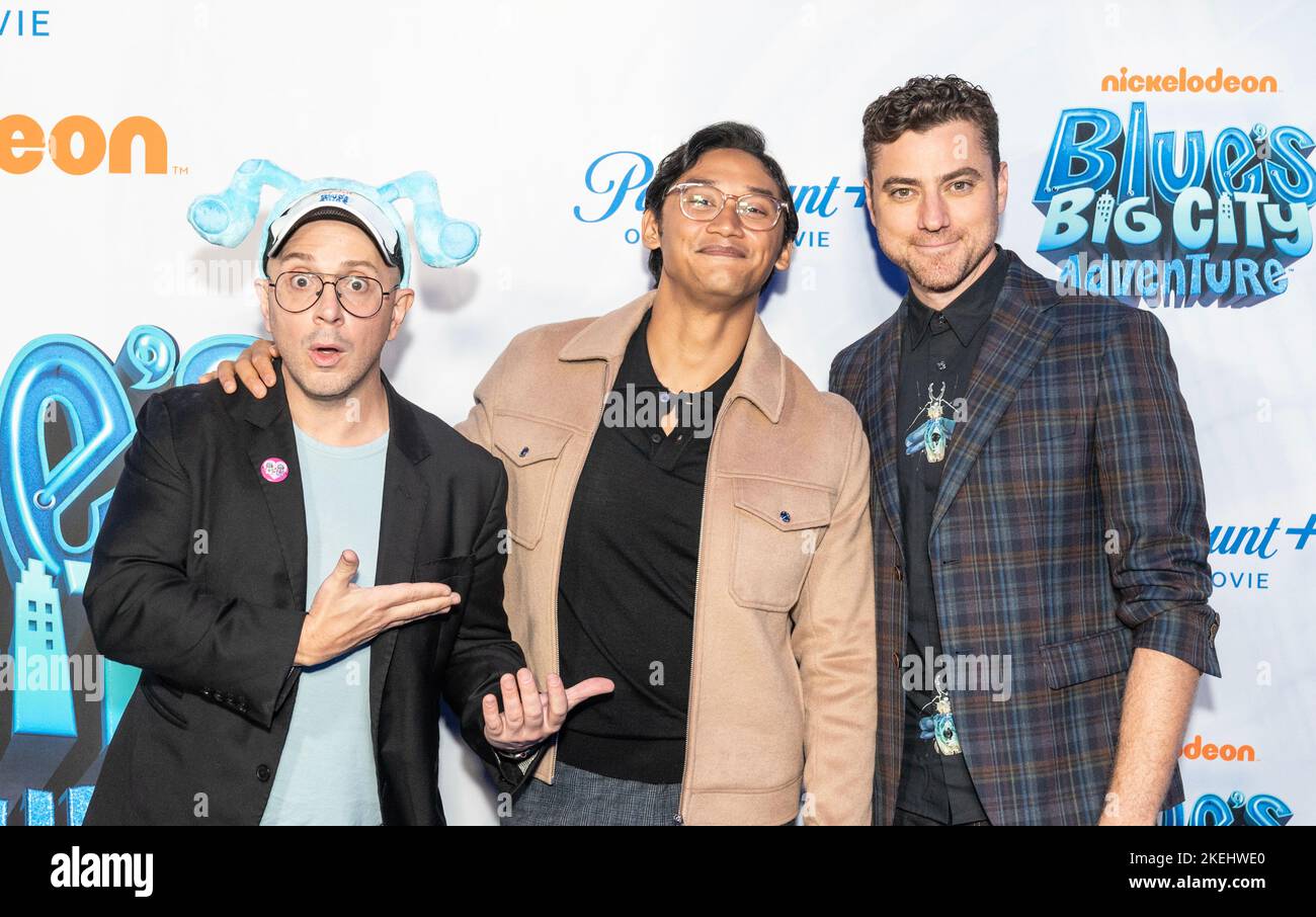 Steve Burns, Josh Dela Cruz, Donovan Patton attend premiere of Blue's ...