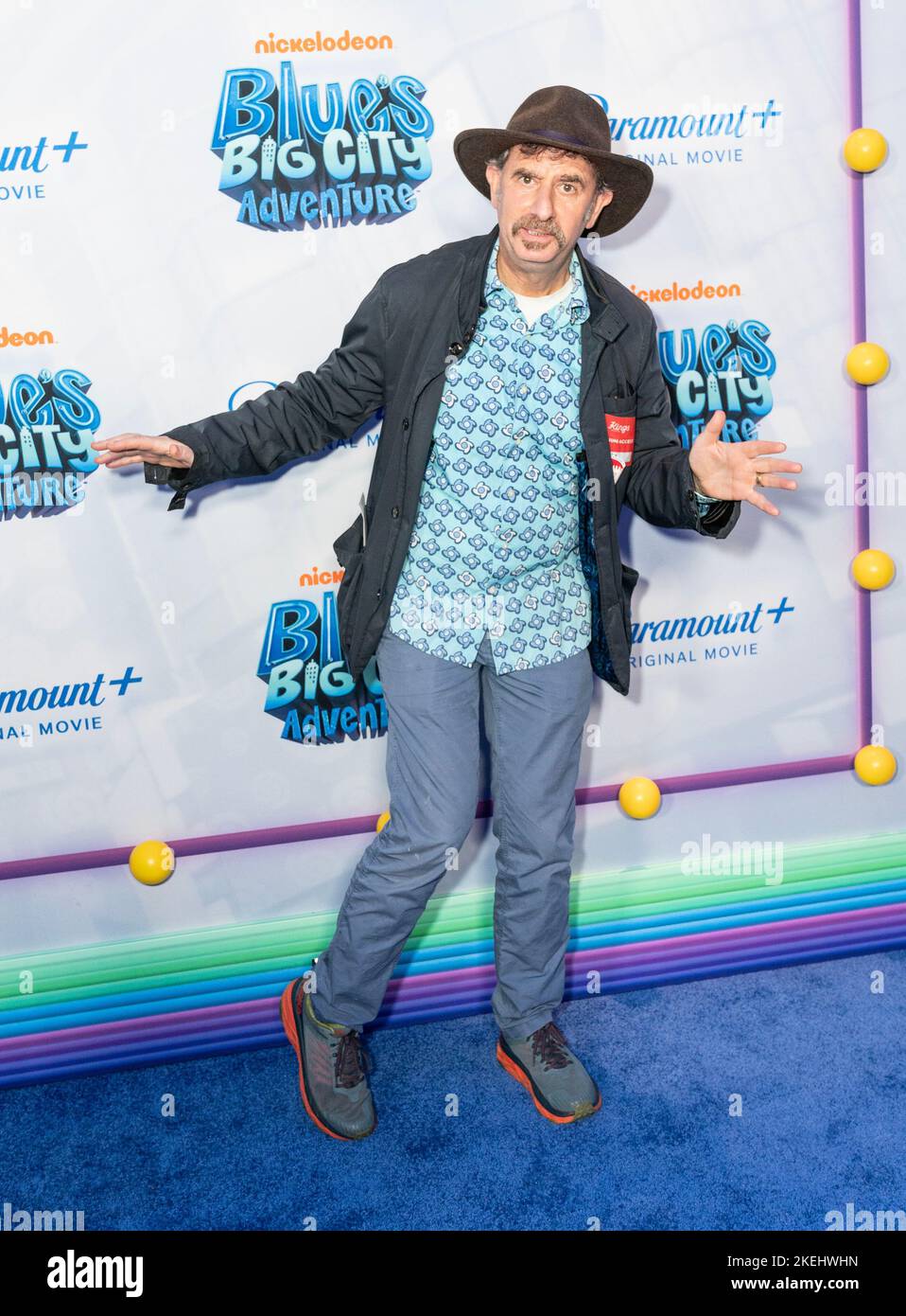 Nick Balaban attends premiere of Blue's Big City Adventure at Regal ...