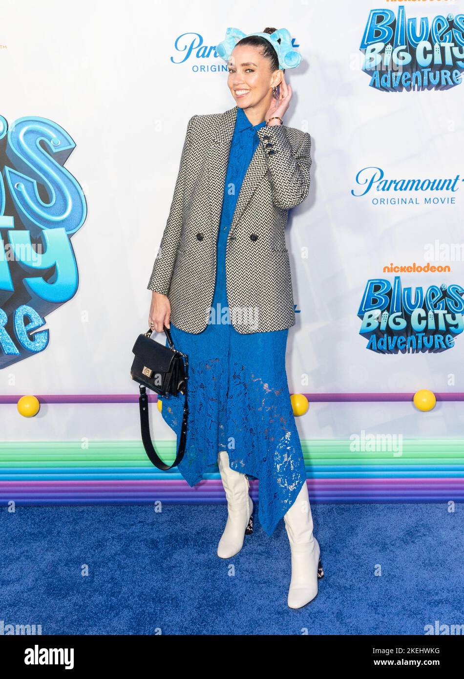 Thania Peck attends premiere of Blue's Big City Adventure at Regal ...