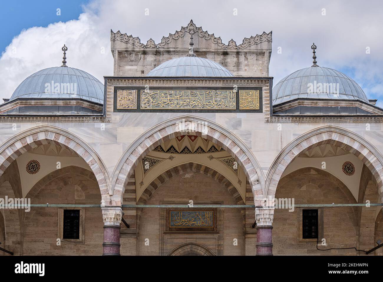 Suleymaniye Mosque Ottoman imperial mosque in Istanbul Turkey on 12 ...