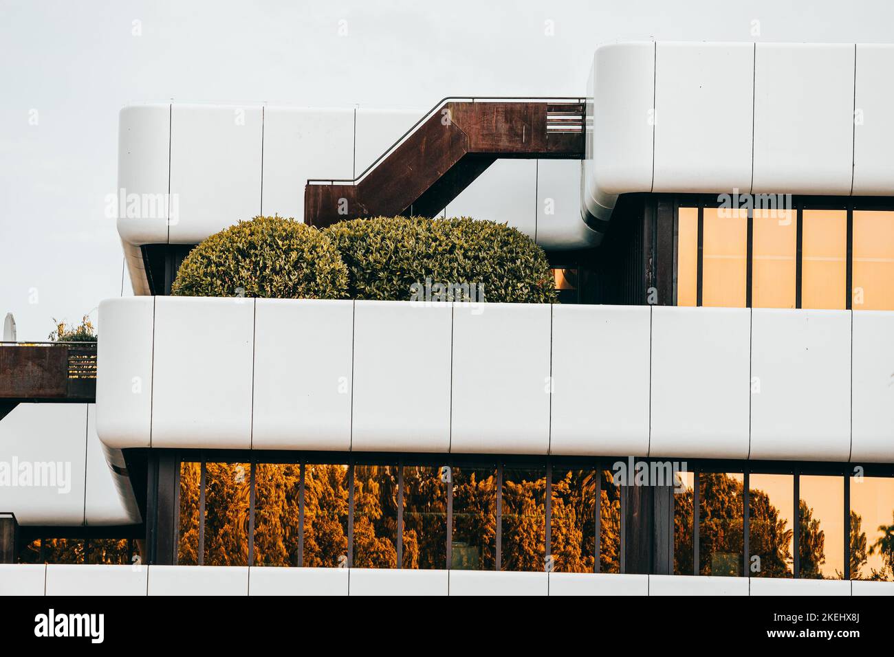 Abstract modern business building or contemporary dwelling structure ...