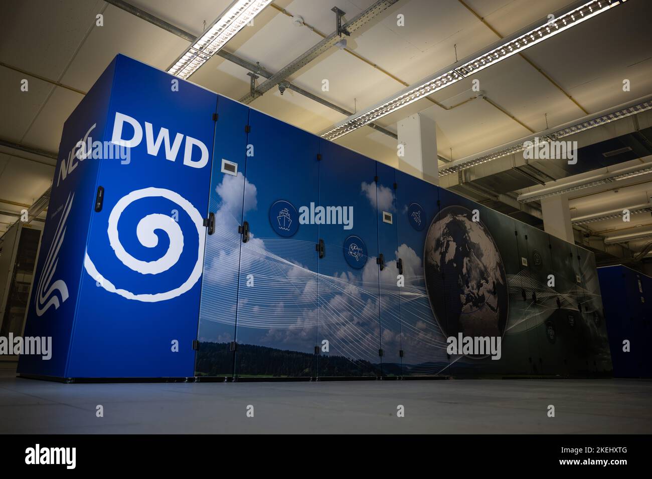 Offenbach Am Main, Germany. 10th Nov, 2022. A high-performance computer ...