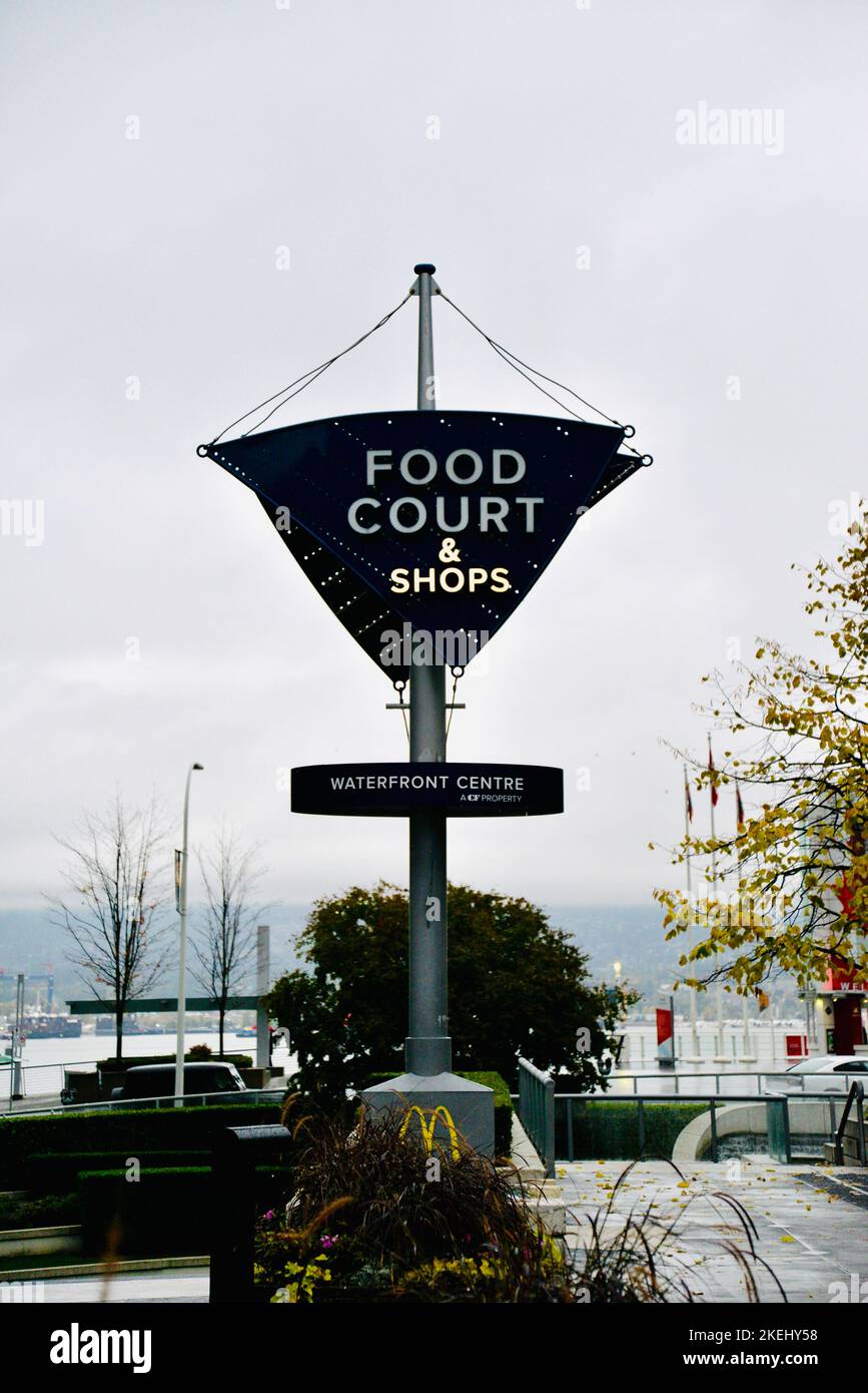 Food Court Sign Stock Photo - Alamy