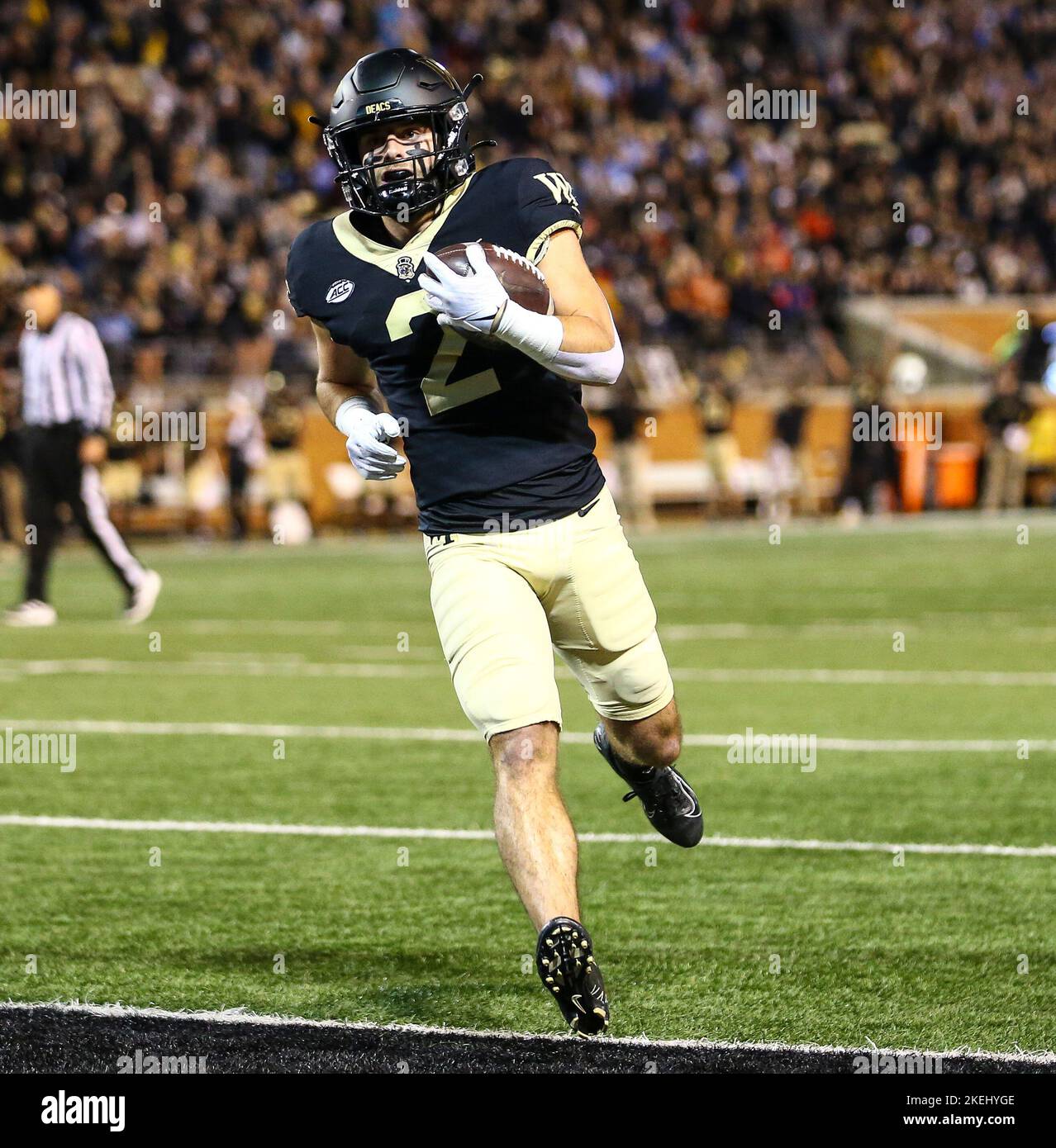 November 12, 2022: Wake Forest junior strolls in for touchdown against ...