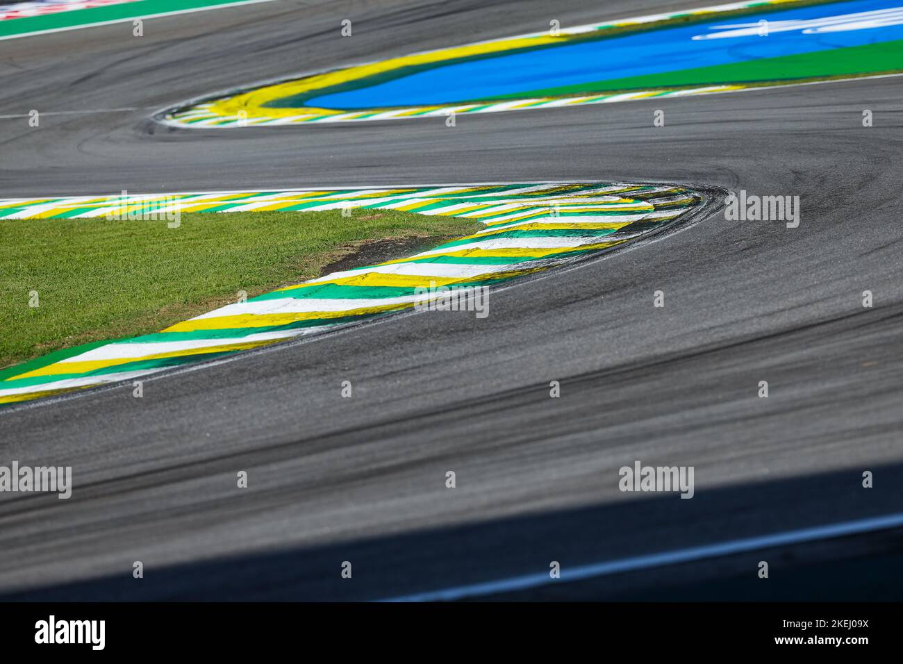 The Senna Esses illustration during the Formula 1 Heineken Grande ...