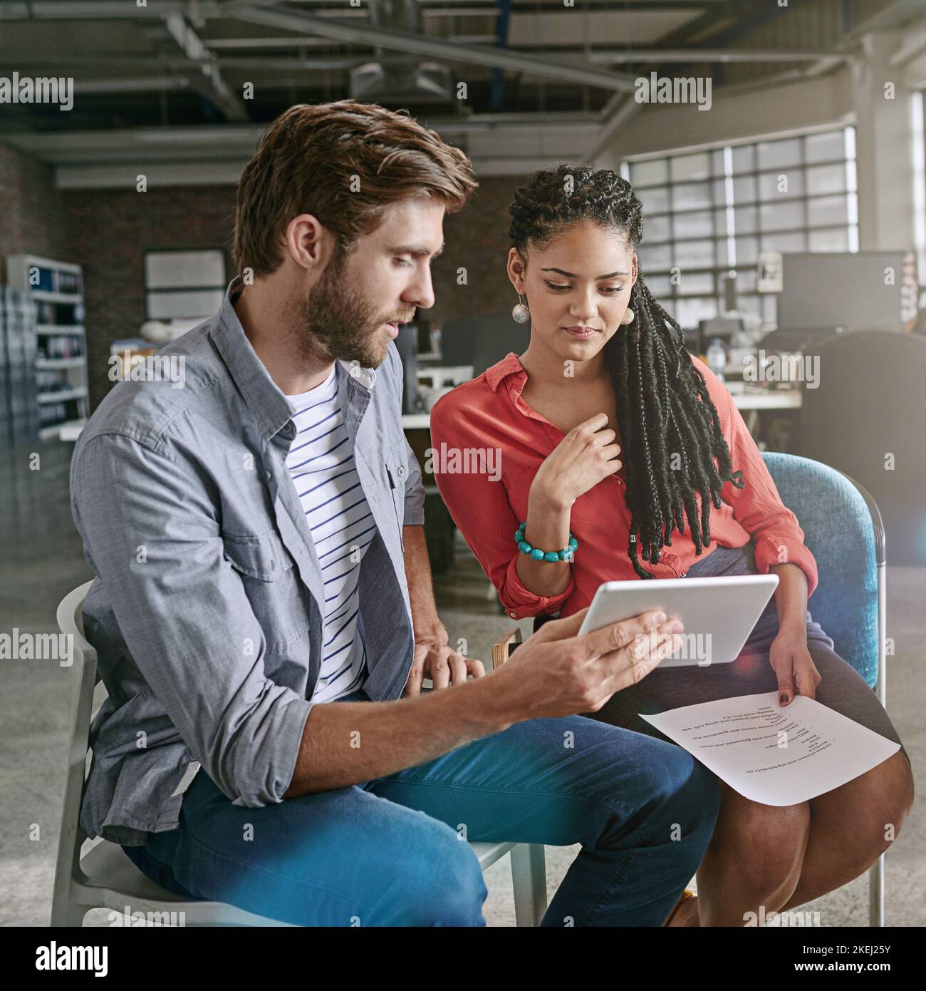 What do you think of this feature for our app. two colleagues using a ...