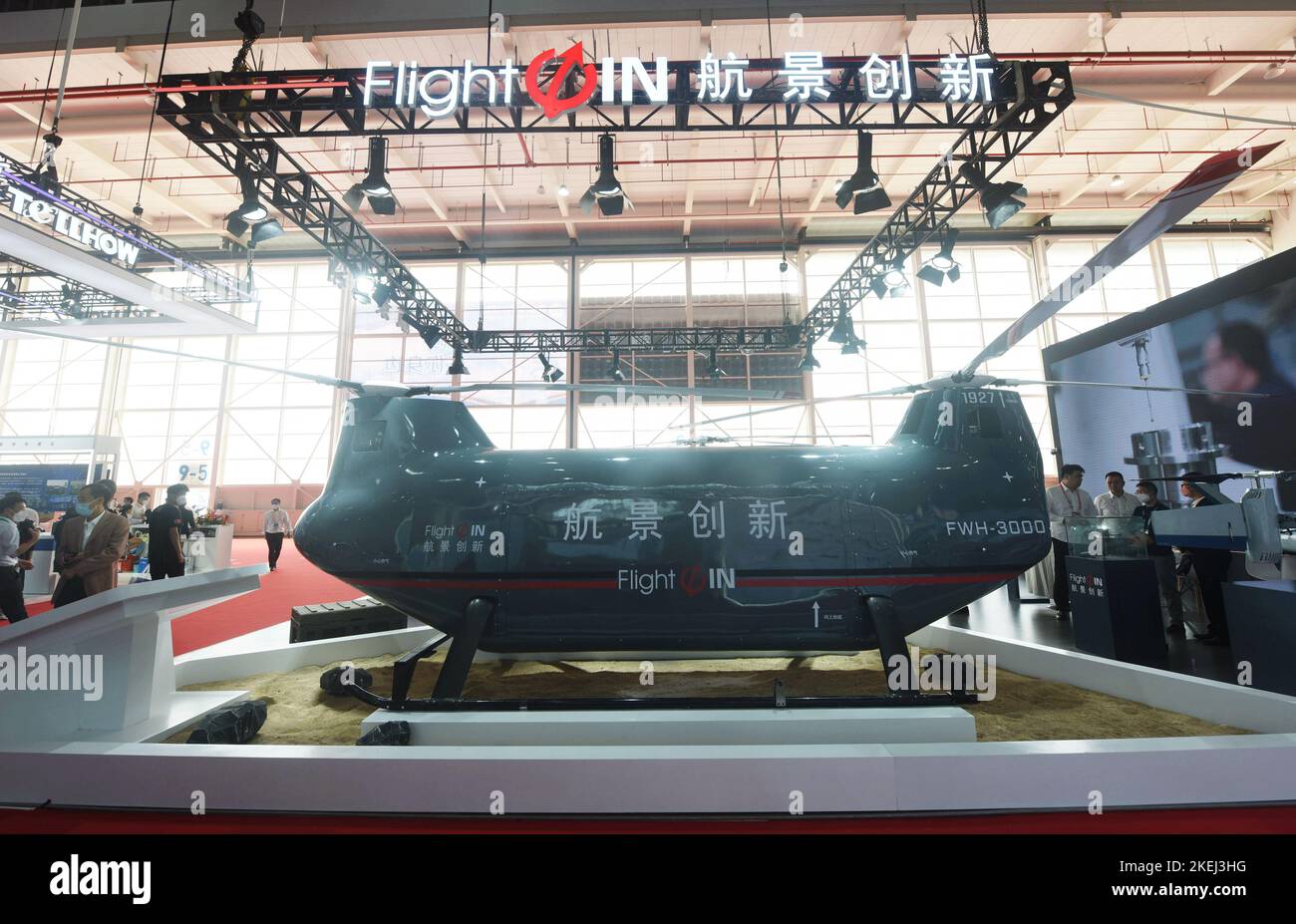 ZHUHAI, CHINA - NOVEMBER 9, 2022 - A domestically made unmanned cargo ...