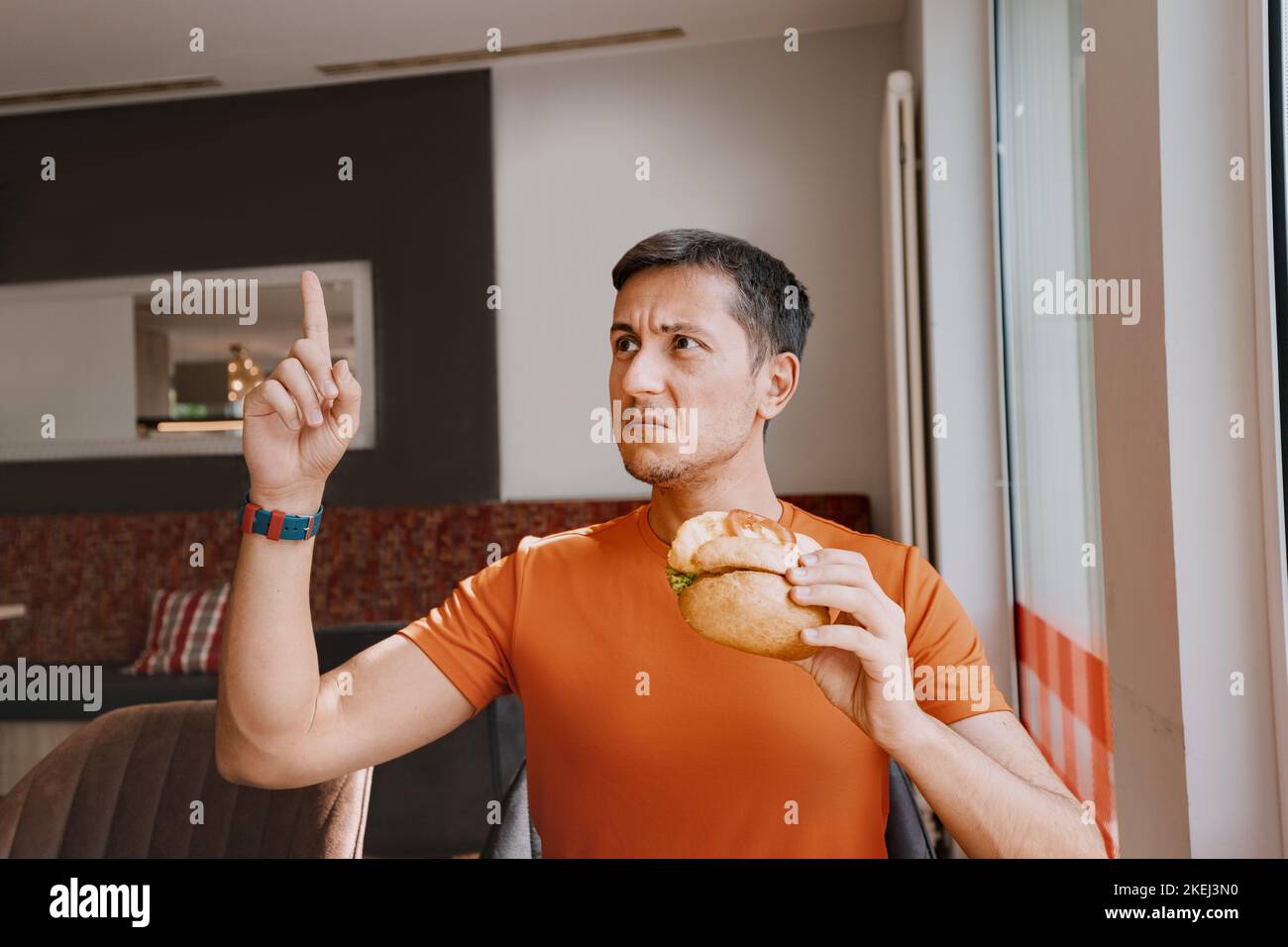 Angry burger hi-res stock photography and images - Alamy