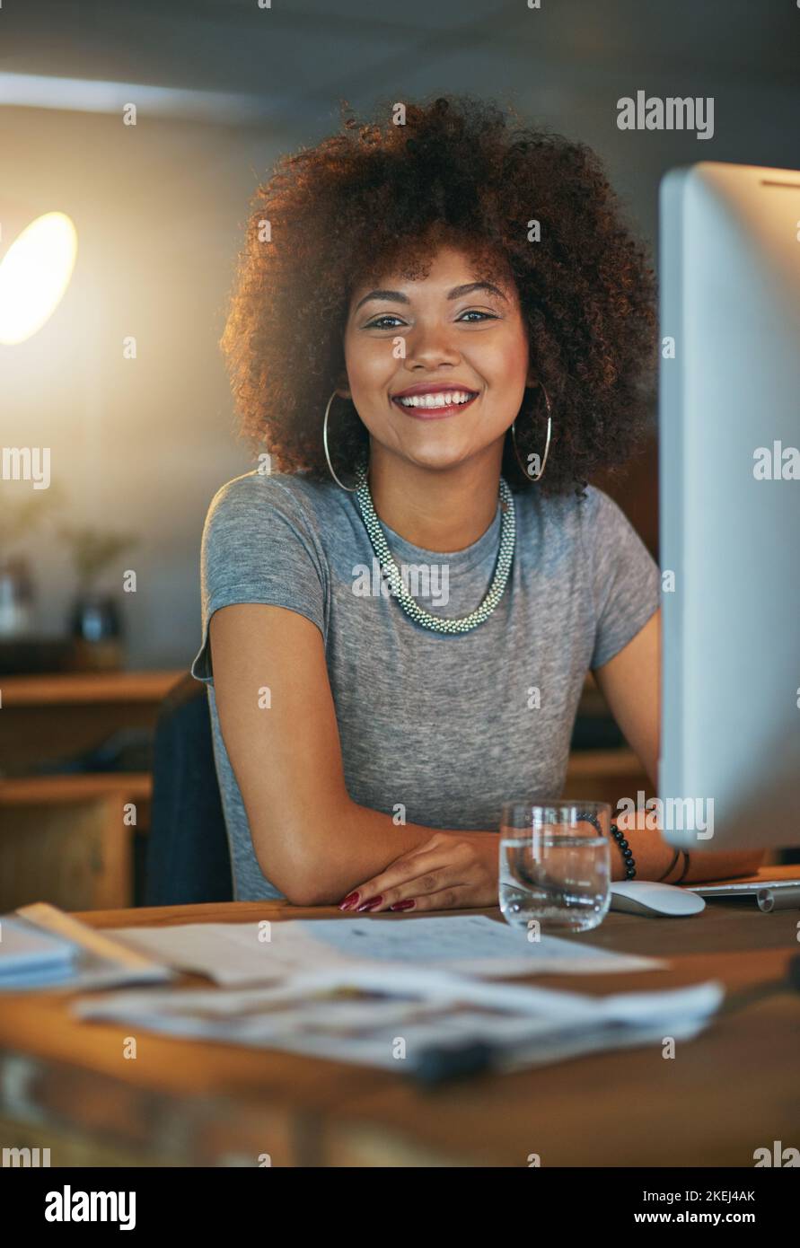 Portrait committed business woman office hi-res stock photography and ...