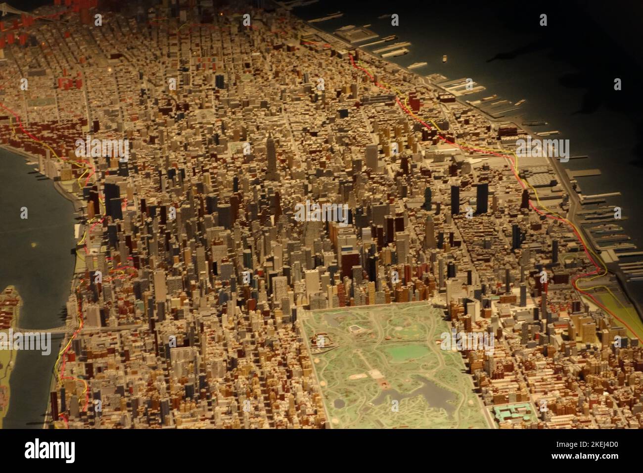 The Panorama of the City of New York is an urban model of New York City ...