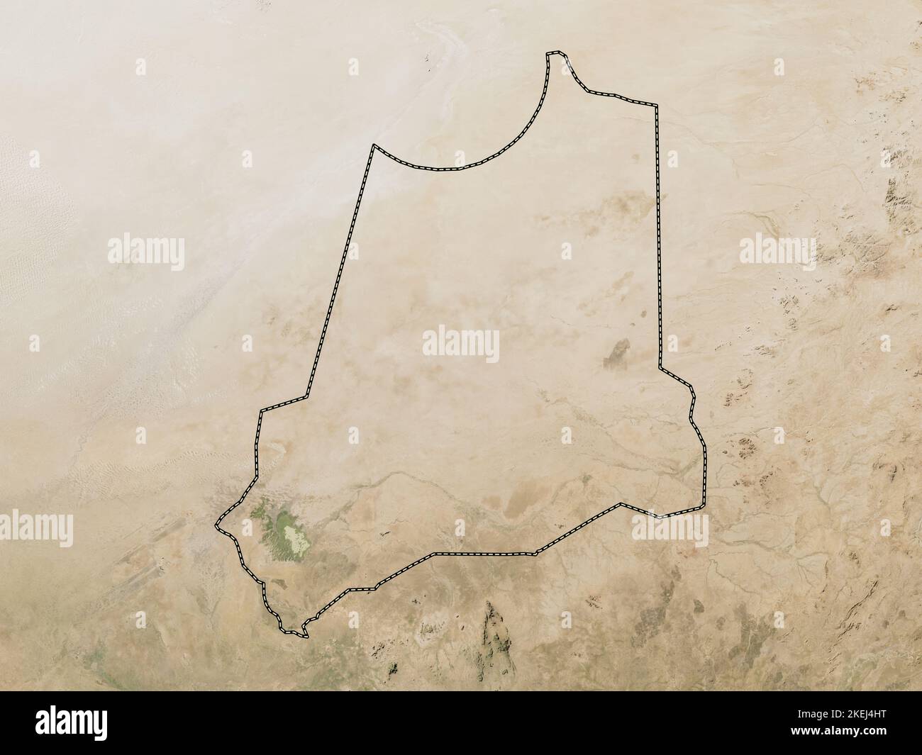 Batha, region of Chad. Low resolution satellite map Stock Photo - Alamy