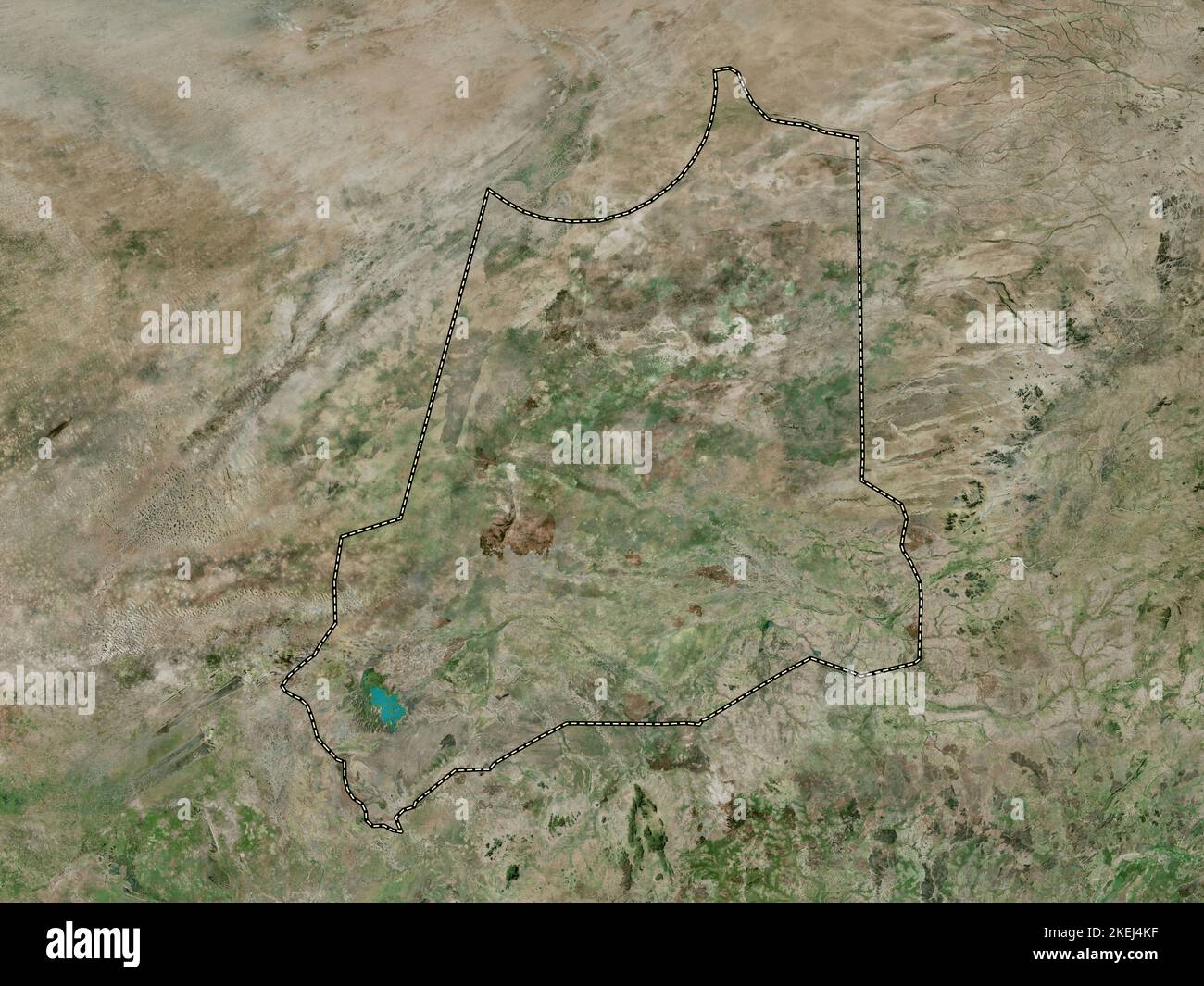 Batha, region of Chad. High resolution satellite map Stock Photo - Alamy