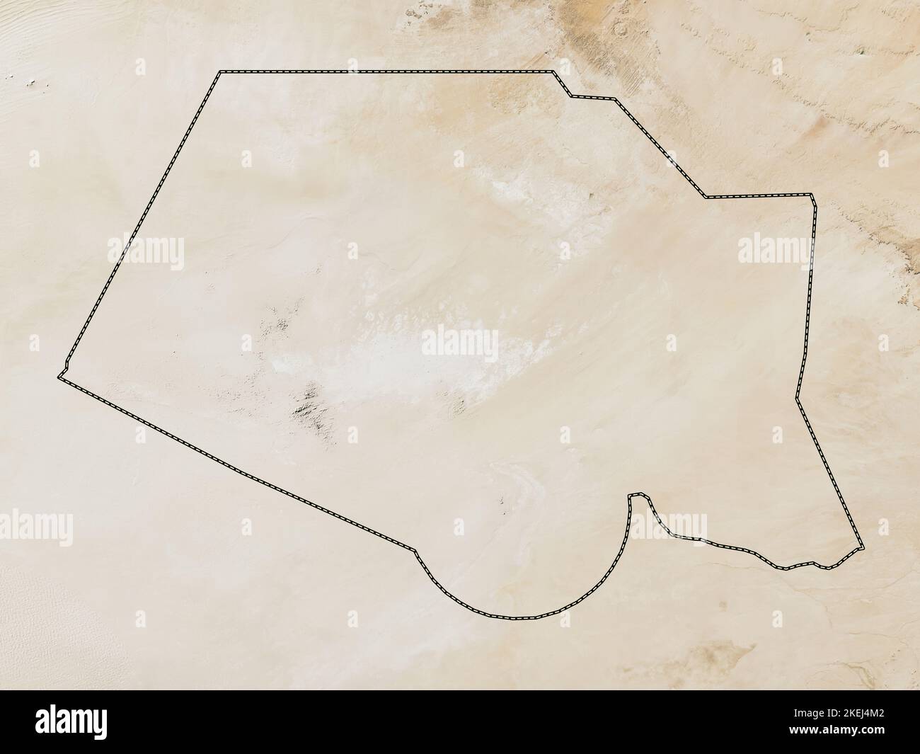 Borkou, region of Chad. Low resolution satellite map Stock Photo - Alamy