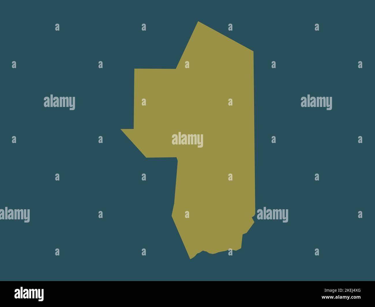 Ennedi ouest outline map hi-res stock photography and images - Alamy