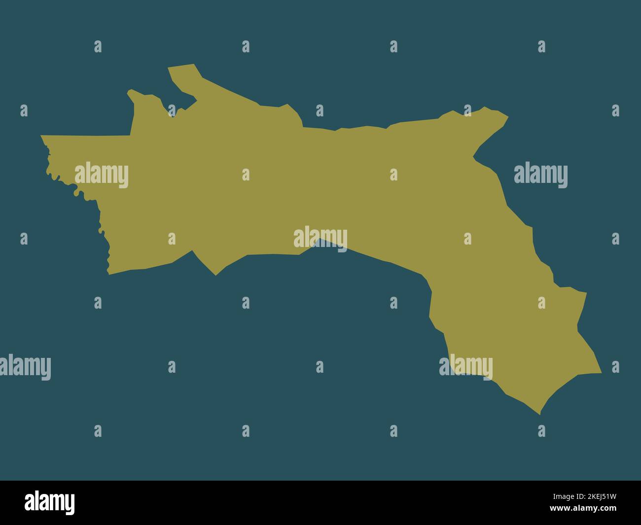 Hadjer-Lamis, region of Chad. Solid color shape Stock Photo - Alamy