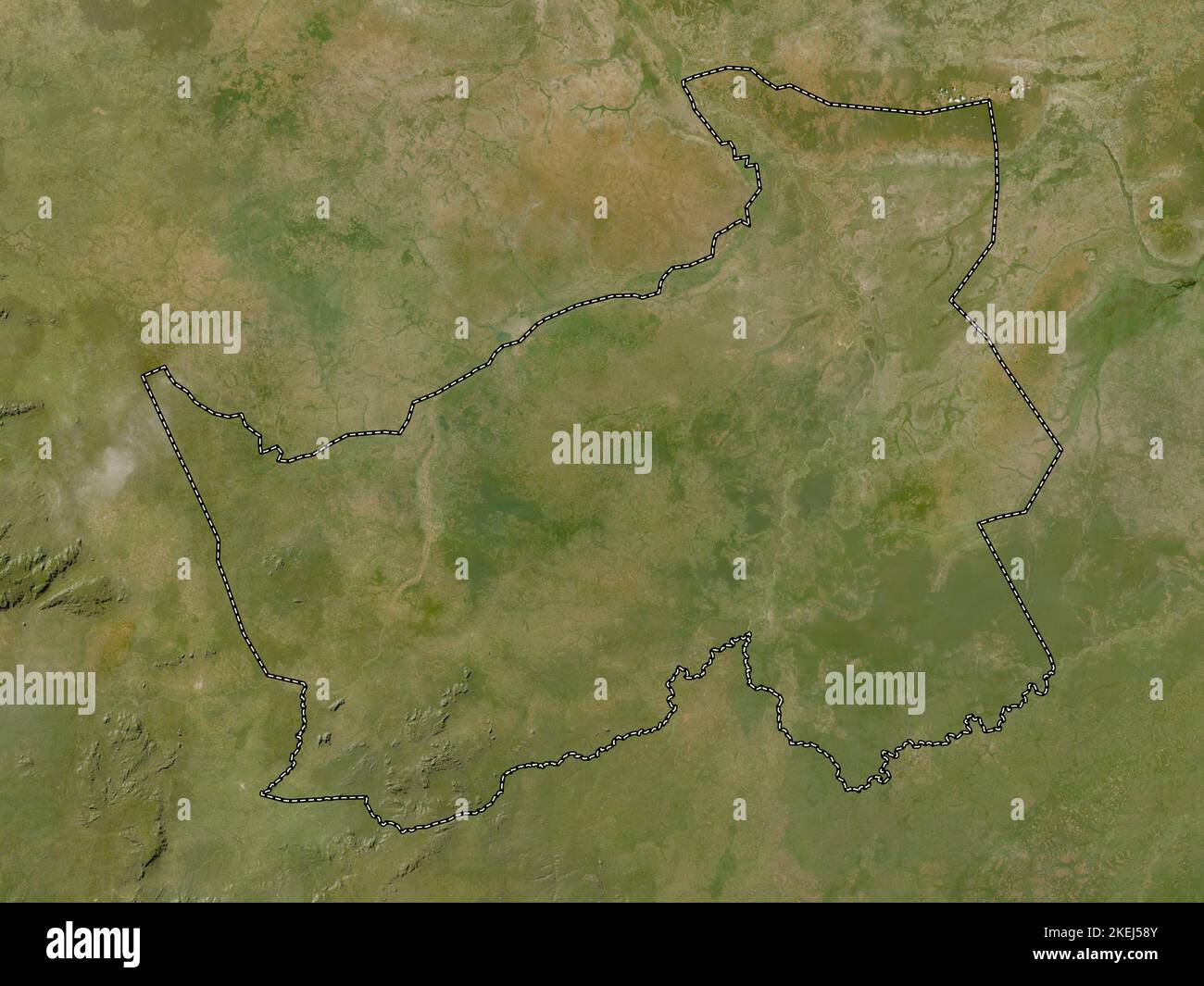 Logone Oriental, region of Chad. Low resolution satellite map Stock Photo - Alamy