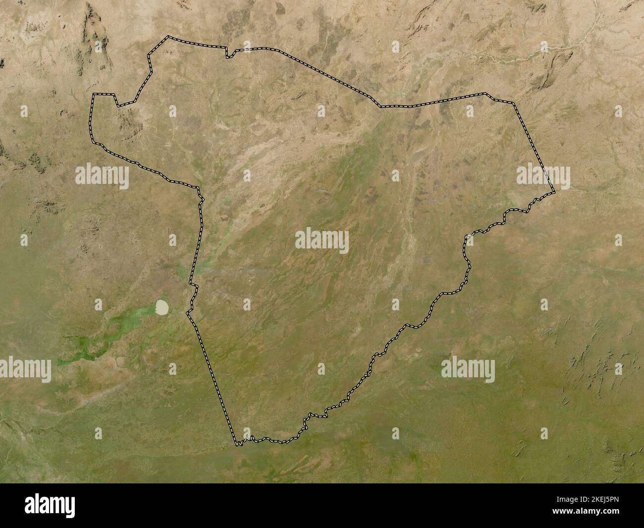 Salamat, region of Chad. Low resolution satellite map Stock Photo - Alamy