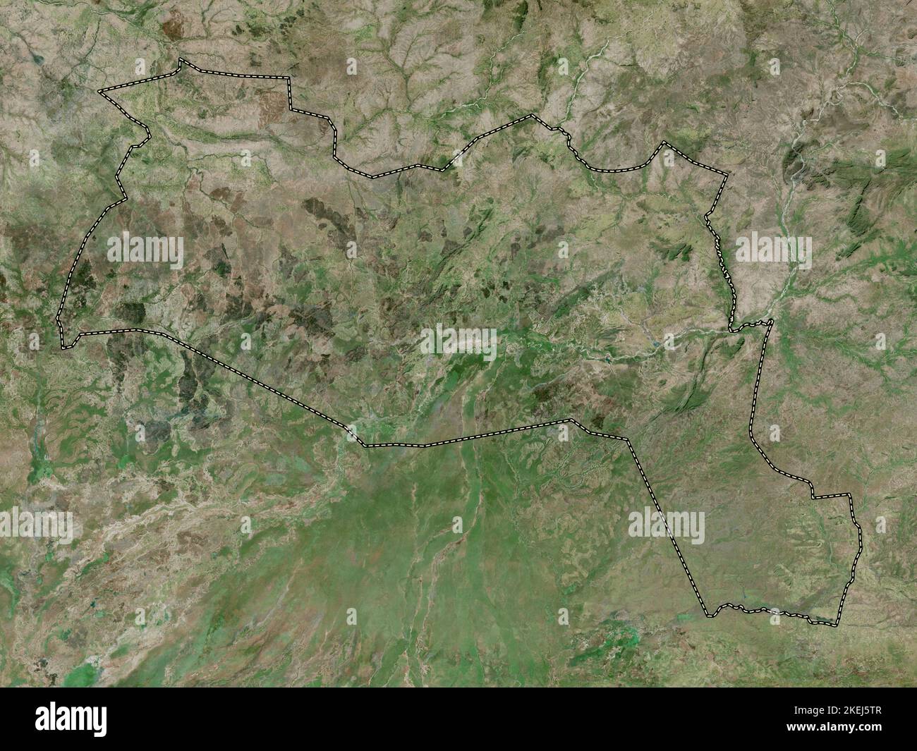 Sila, region of Chad. High resolution satellite map Stock Photo - Alamy