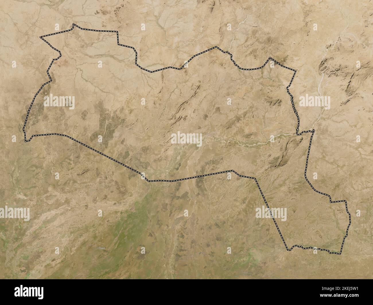 Sila, region of Chad. Low resolution satellite map Stock Photo - Alamy