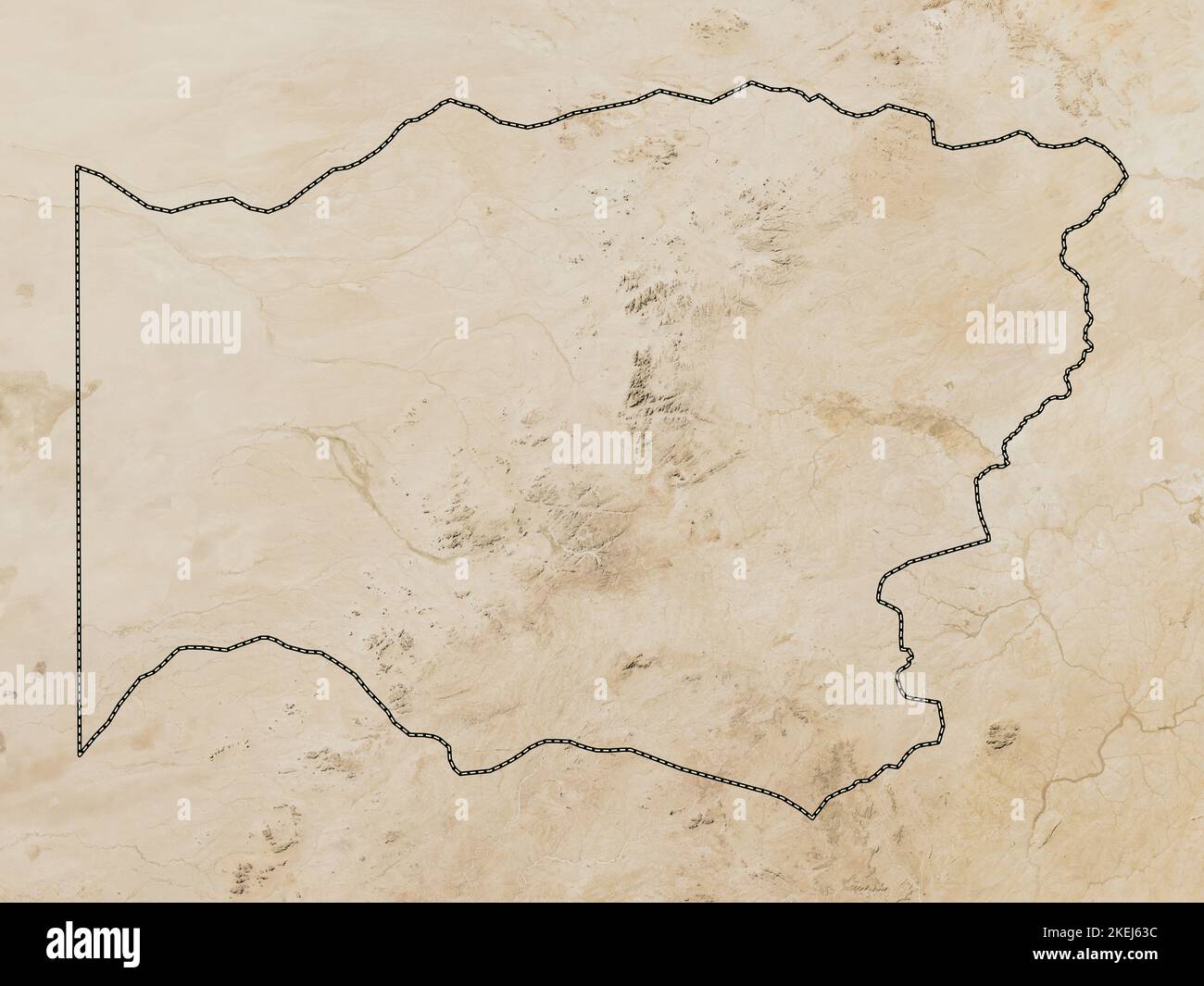 Wadi Fira, region of Chad. Low resolution satellite map Stock Photo - Alamy