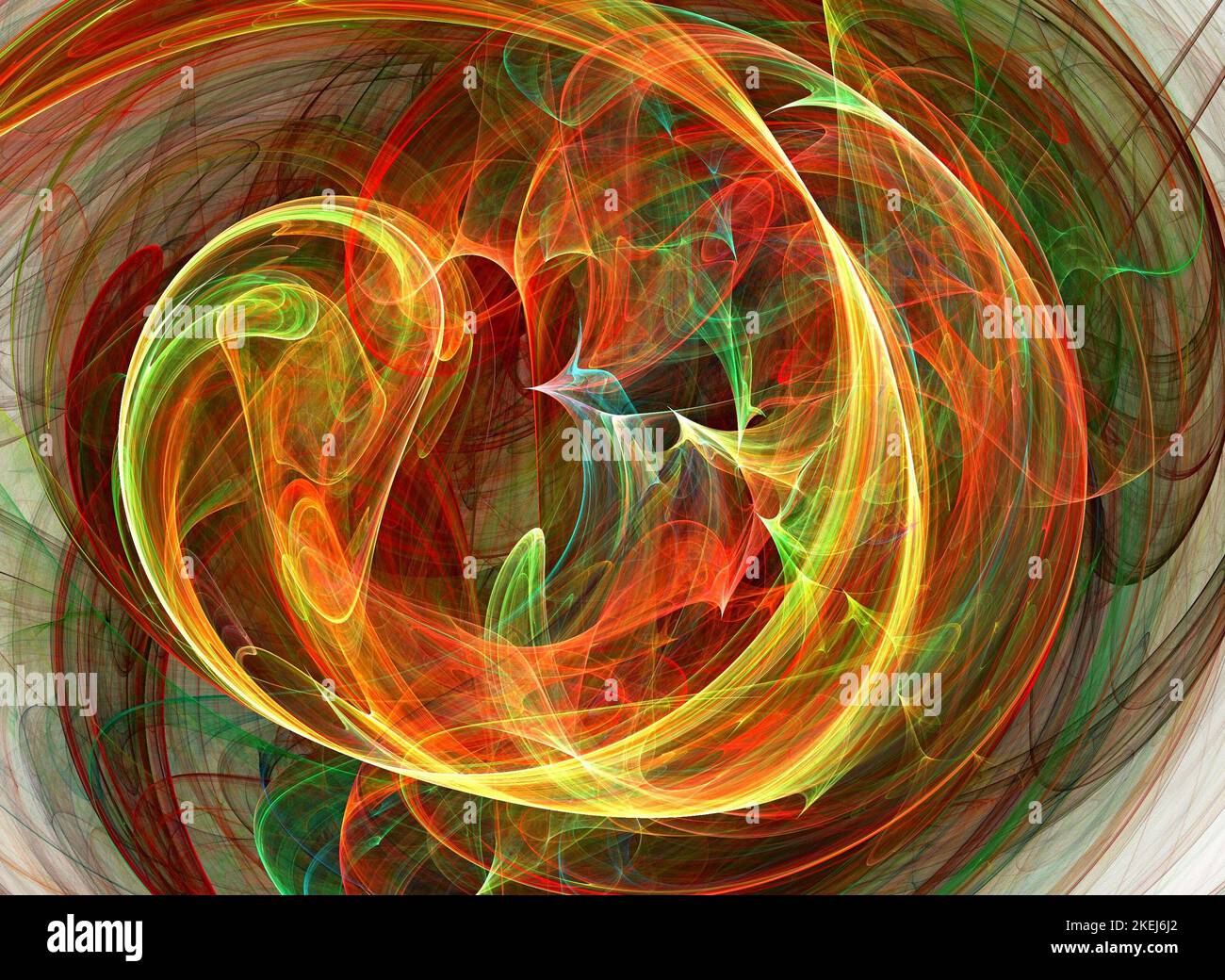 Abstract fractal graphics. Design element. Multicolor background Stock ...