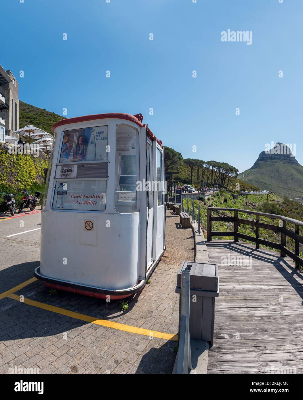 Cape Town, South Africa - Sep 14, 2022: An historic cable car from 1974 ...