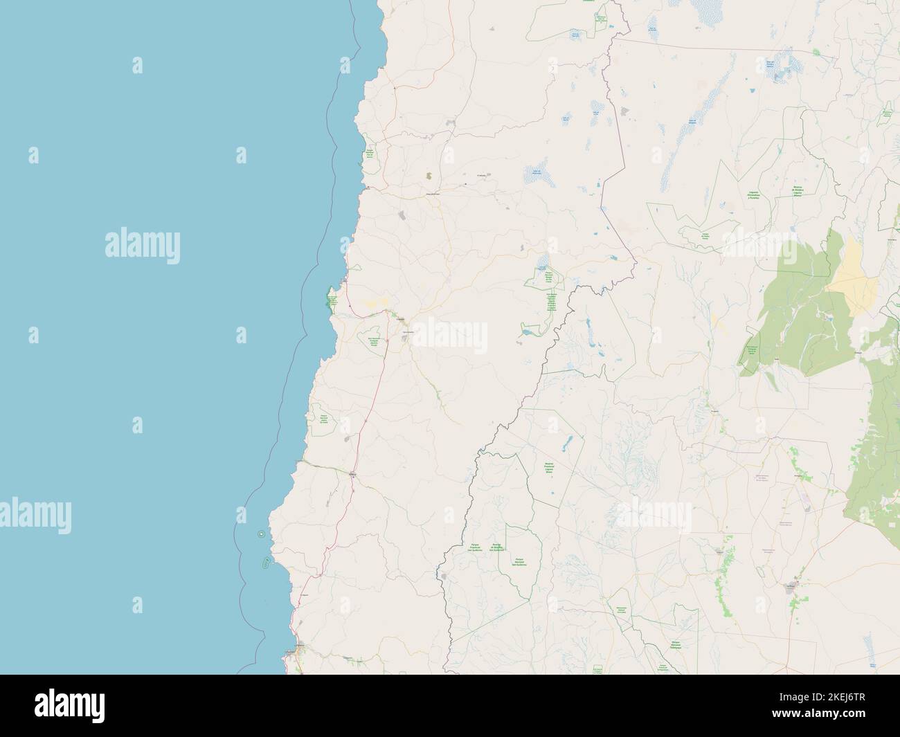 Chile atacama map hi-res stock photography and images - Alamy