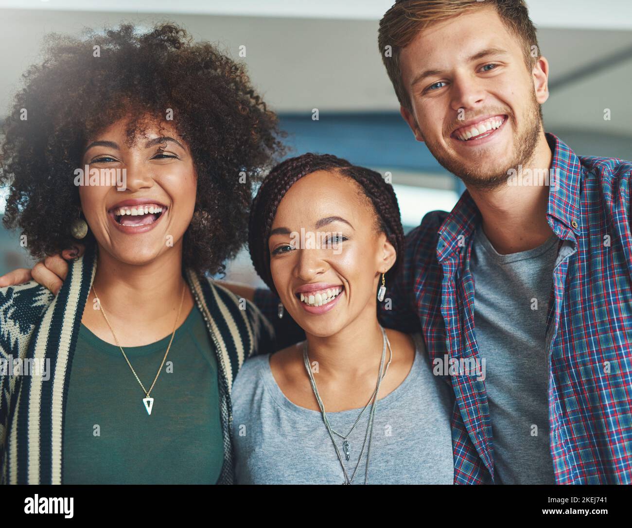 The best team anyone could ask for. Portrait of a group of happy and ...