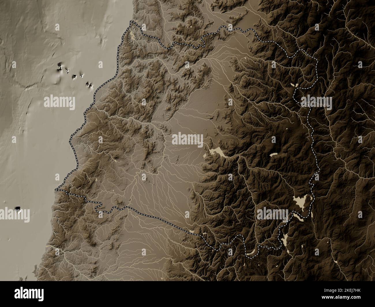 Maule chile map geography hi-res stock photography and images - Alamy