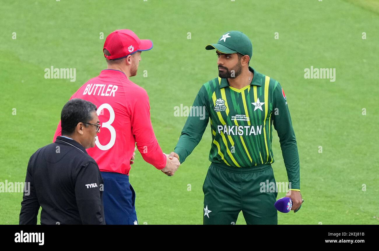 England captain Jos Buttler and Pakistan captain Babar Azam (right ... England captain Jos Buttler and Pakistan captain Babar Azam (right ...