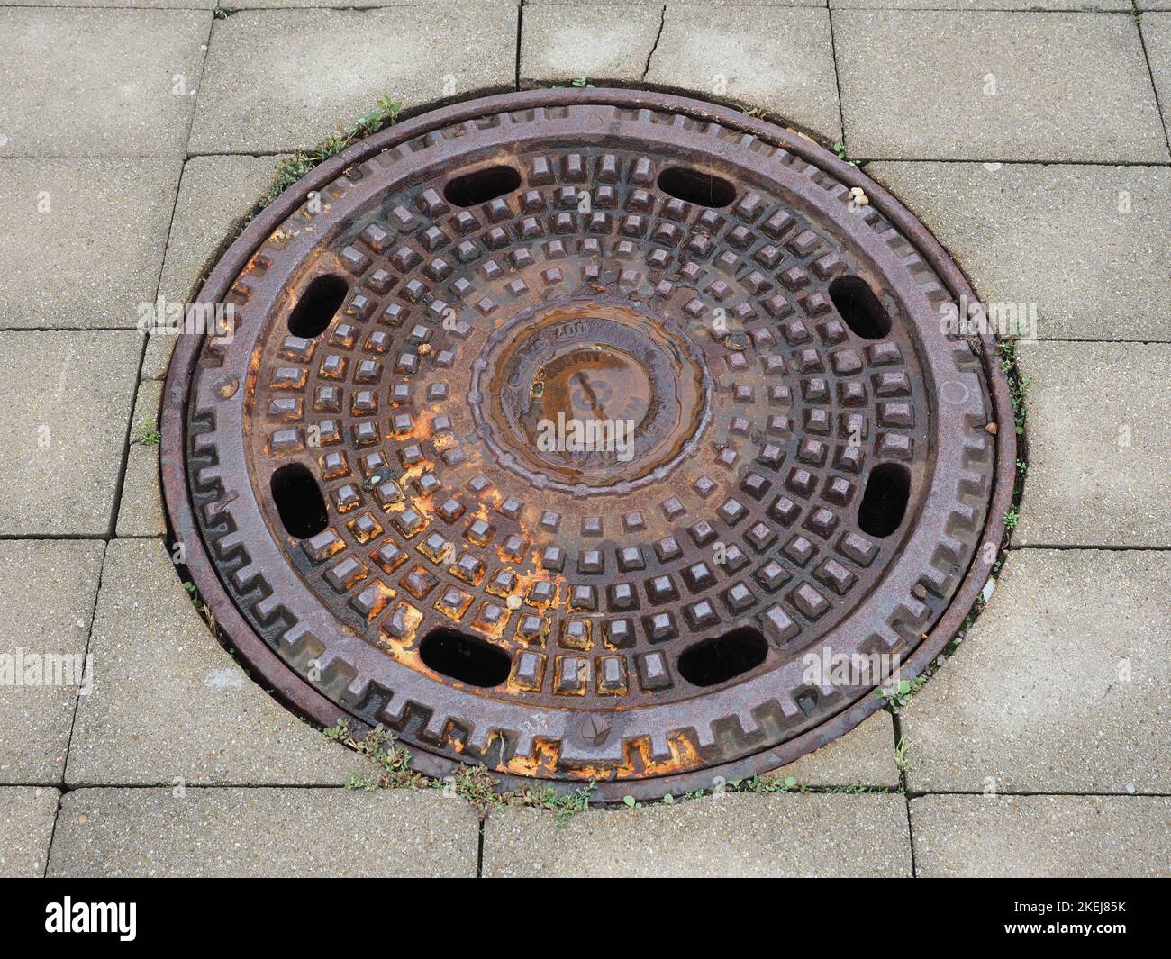 BRATISLAVA, SLOVAKIA - CIRCA SEPTEMBER 2022: detail of old rusted ...