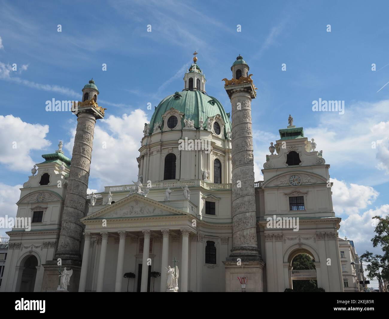 Karlskirche translation St Charles Borromeo church in Vienna, Austria ...