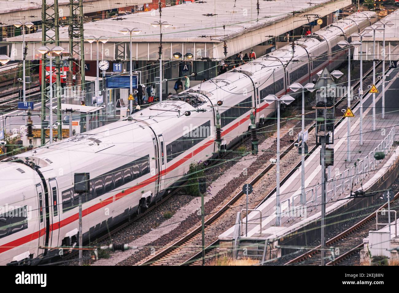 26 July 2022, Munster, Germany: modern high speed intercity DB Deutche ...