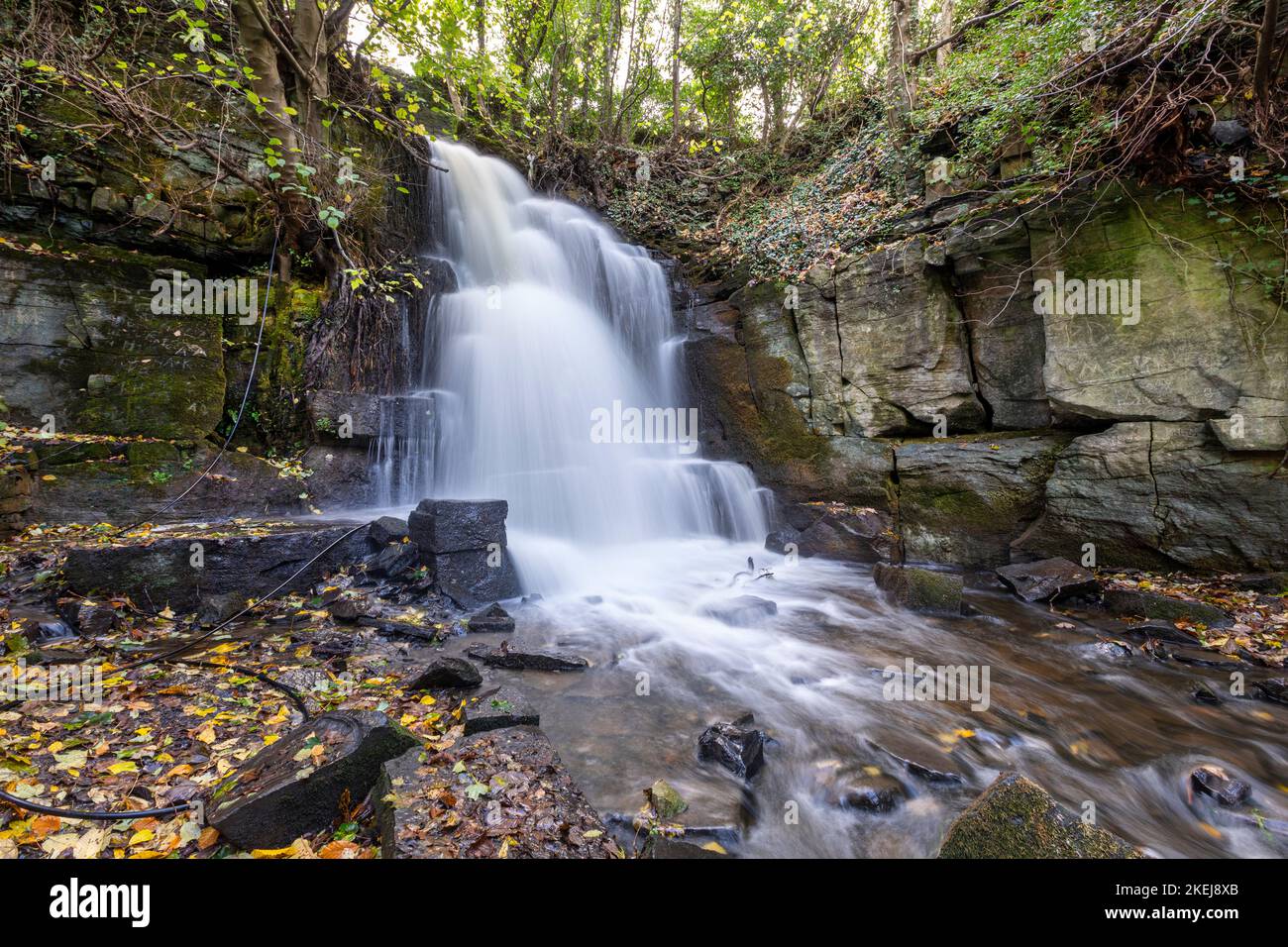 Harmby Falls, Leyburn in Wensleydale, Yorkshire Stock Photo - Alamy