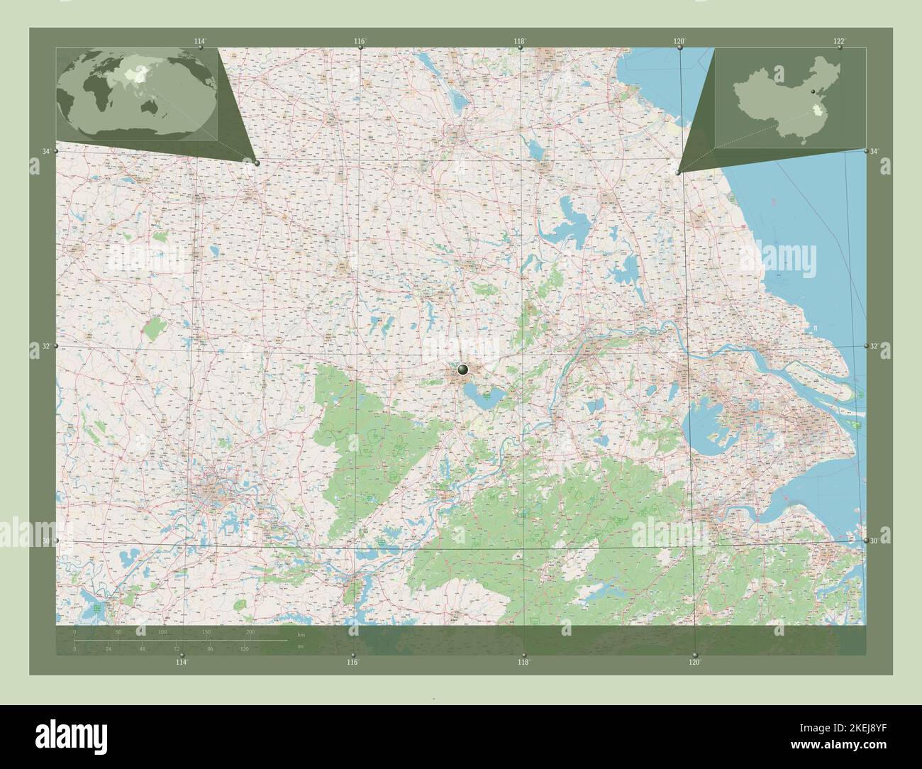 Map of hefei hi-res stock photography and images - Alamy