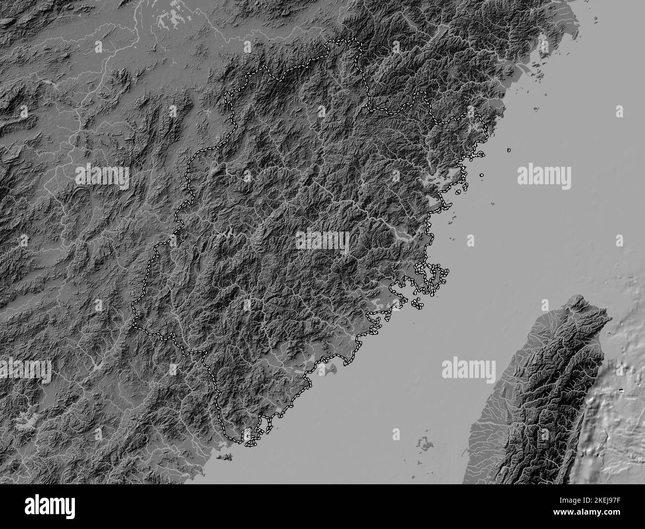 Fujian map Black and White Stock Photos & Images - Alamy