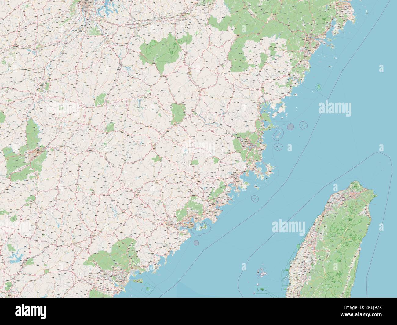 Fujian map hi-res stock photography and images - Alamy