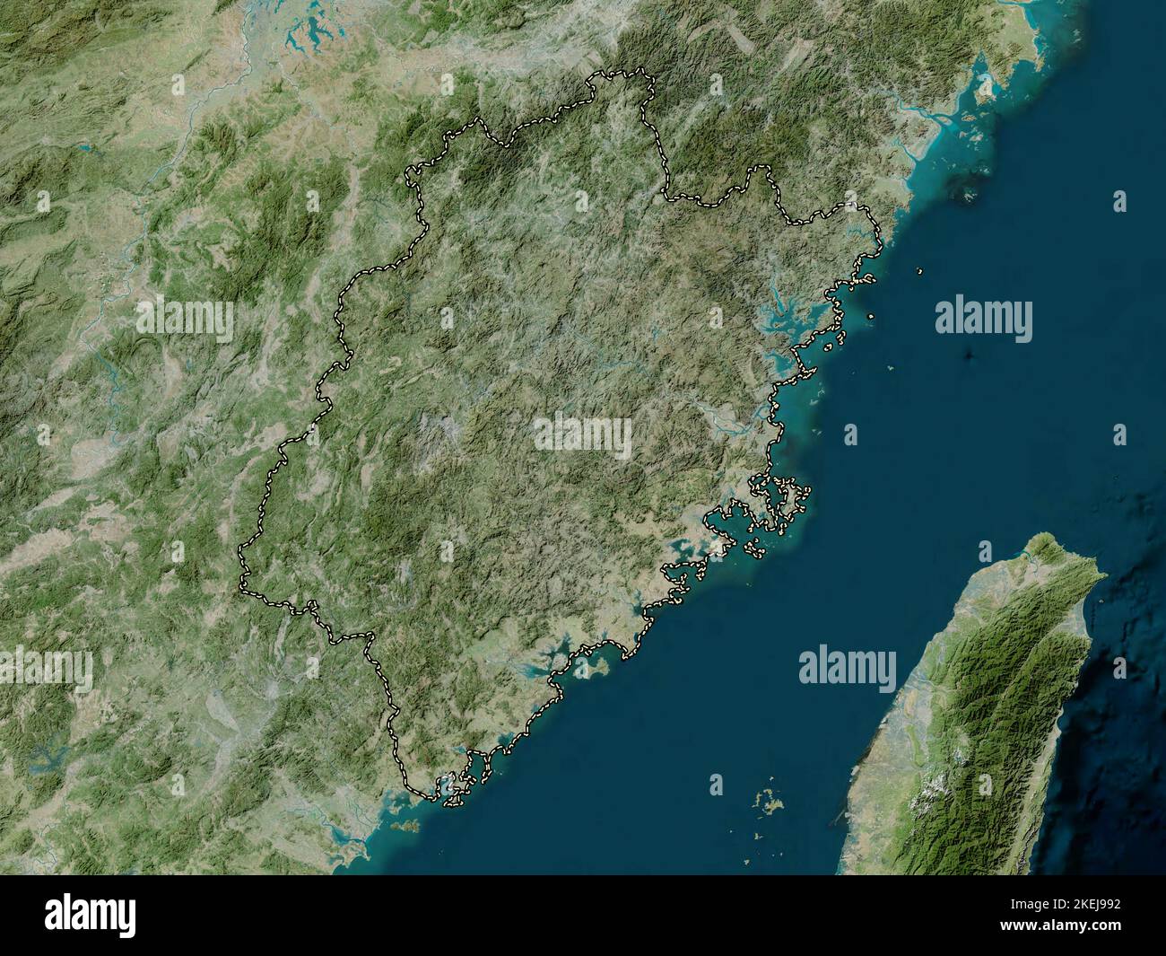Fujian china asia map hi-res stock photography and images - Alamy