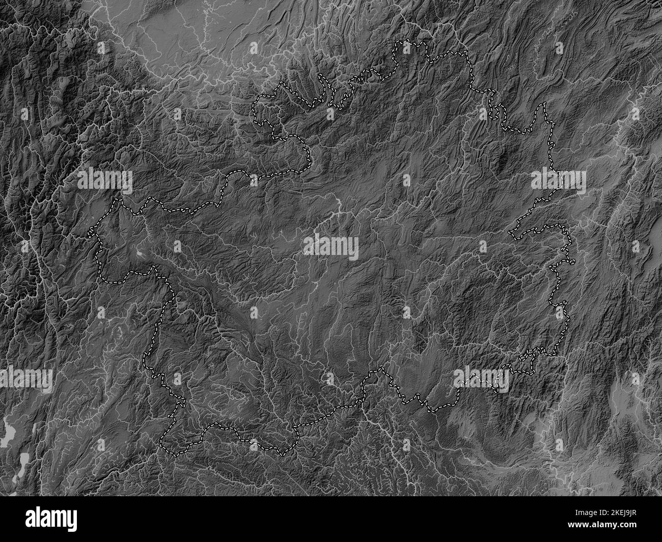 Guizhou map Black and White Stock Photos & Images - Alamy