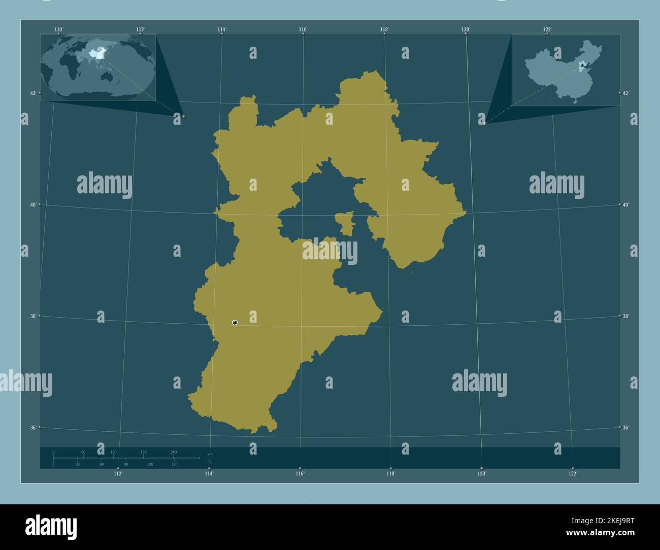 Map of shijiazhuang hi-res stock photography and images - Alamy